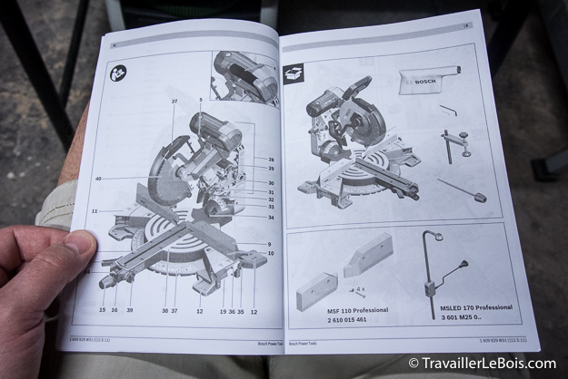 La scie à onglets radiale Bosch GCM 12 GDL (1ère partie – présentation)
